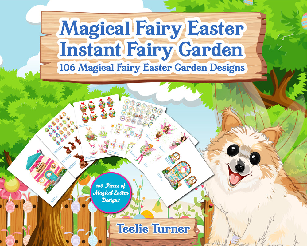 Magical Fairy Easter Instant Fairy Garden – Teelie's Digital & Miniature Shop