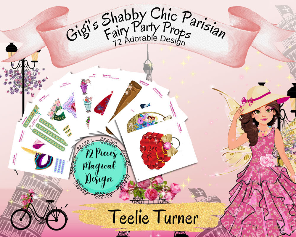 Gigi’s Shabby Chic Party Props – Teelie's Digital & Miniature Shop